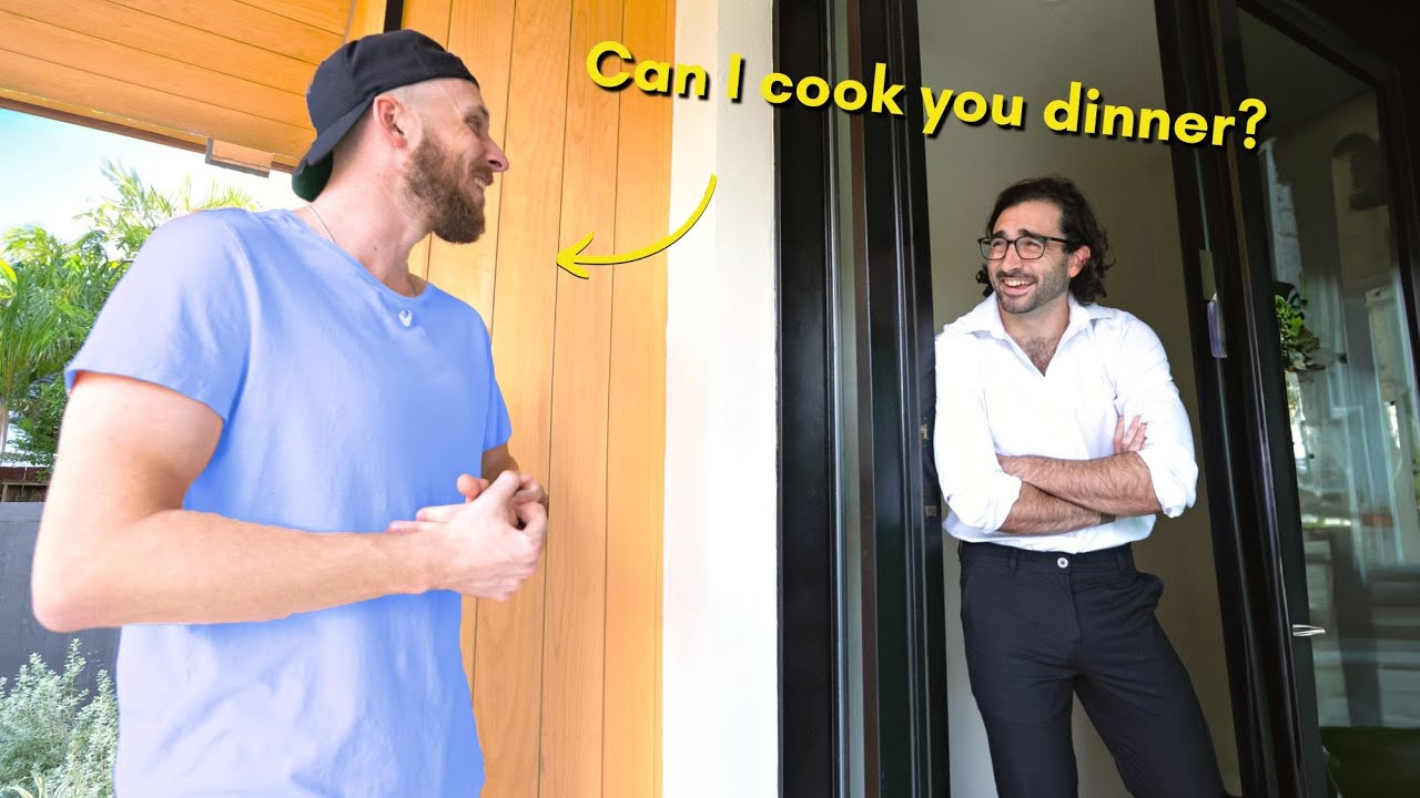Asking Millionaires to Cook Them Dinner in THEIR Home - Daring Cooking